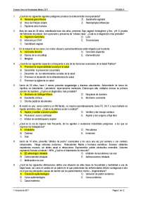 Ecamen de simulacro varias especialidades - Docsity