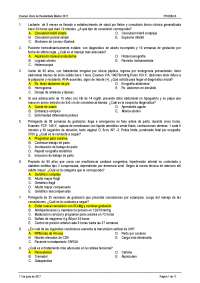 Examen de preguntas tipo simulacro - Docsity