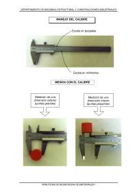 Manejo del calibre, uso y aplicaciones - Docsity