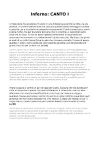 Canto 1 inferno dante - Docsity