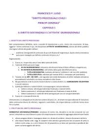 Diritto processuale civile I: principi generali (Francesco P. Luiso, IX Edizione) - Docsity