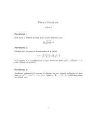 Càlcul I. Entrega de problemes I, límits i continuïtat. 2018 - 2019 | Ejercicios de Cálculo ...