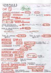 Formule matematica finanziaria - Docsity