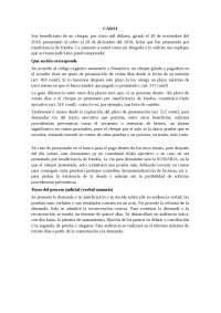 CASO PRACTICO CON RELACIÓN AL TITULO EJECUTIVO CHEQUE | Ejercicios de Derecho Mercantil | Docsity