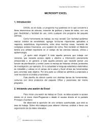 Manual excel básico - Docsity