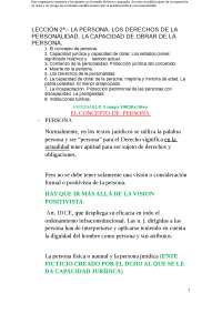 Esquema derecho civil leccion 3 - Docsity