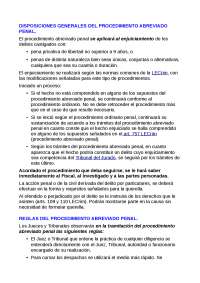 PROCEDIMIENTO ABREVIADO - Docsity