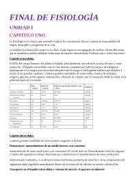Resumen guyton de algunos capitulos, - Docsity
