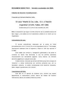 Caso martin derecho admin - Docsity
