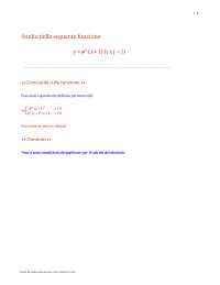 Studio completo di funzione - Docsity