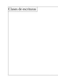 La escritura y sus tipos - Docsity