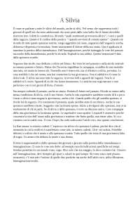 A silvia poesia appunti leopardi - Docsity