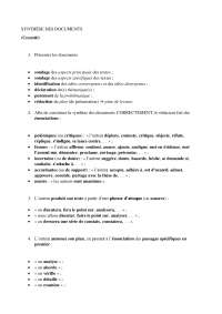Synthèse des documents - Schémas - Docsity