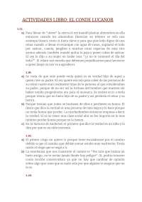ACTIVIDADES CONDE LUCANOR - Docsity