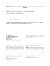 Blefaritis producida por formaldehido - Docsity