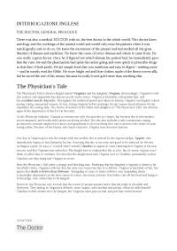 The physician - The canterbury tales - Docsity