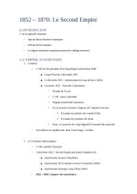 Segundo Imperio Francés - Docsity