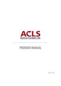 ACLS PROVIDER MANUAL 2018 - Docsity