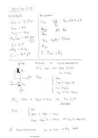 Esercizio MOSFET- logica EDMOS | Exercises Digital Electronics | Docsity