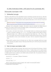 Skripta iz Fizike 1 za elektrotehnicki fakultet | Summaries Physics | Docsity