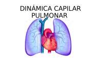 Dinamica capilar pulmonar | Diapositivas de Fisiología Humana | Docsity