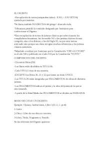 Digesto y codex iustnianus - Docsity