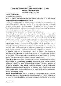 PEC PSICOLOGIA DEL DESARROLLO I - Docsity