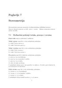 Stereometrija zadaci | Rezime' predlog Matematika - Docsity