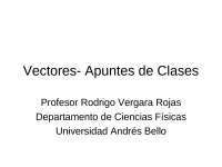 Clases vectores apuntes - Docsity