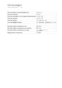 Formule dei poligoni - Docsity