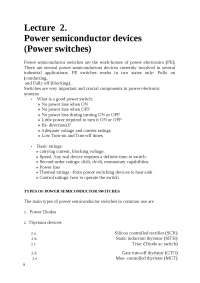 Introduction to power electronics - Docsity