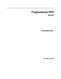 Programación PHP Básica - Docsity