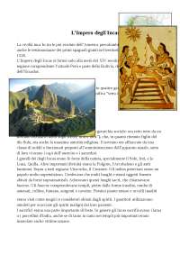 La Civiltà Inca Storia | Appunti di Storia | Docsity