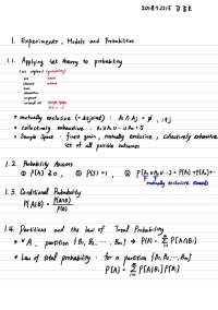 Probability and stochastic processes solution - Docsity