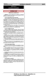 Reglamento nacional de edificaciones G 020 - Docsity