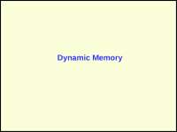 What are dynamic memory allocation ? - Docsity