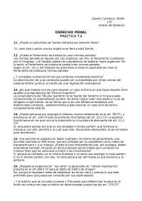 Práctica Penal tema 4 - Docsity