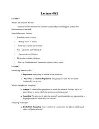 Computer Research Methods - Docsity