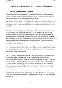 RESUMEN TEMA 2 INSTITUCIONES JURÍDICAS DE LA UE - Docsity