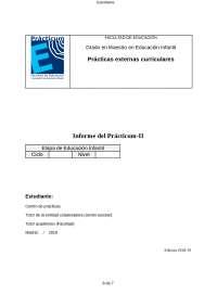Guía Prácticum II Educación Infantil - Docsity