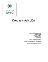 Tipos de drogas y adiccion - Docsity