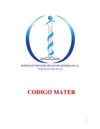 Protocolo código mater - Docsity