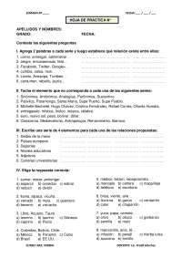 Series verbales. Ejercicios - Docsity