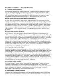 Riassunto di "Relazione genitoriale e funzione riflessiva" di Arietta ...