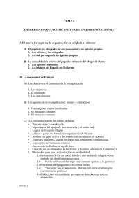 Esquema tema 4 medieval I - Docsity