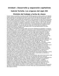 Gabriel Tortella. Los orígenes del siglo XXI Division y lucha de clases ...