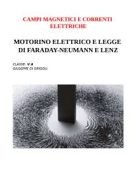 Campi Magnetici e correnti elettriche | Appunti di Fisica | Docsity