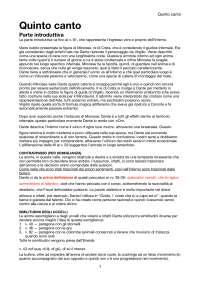 Quinto Canto - Inferno di Dante - Docsity