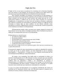 El siglo de Oro español - Docsity