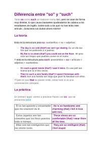 Differences between so and such - Docsity